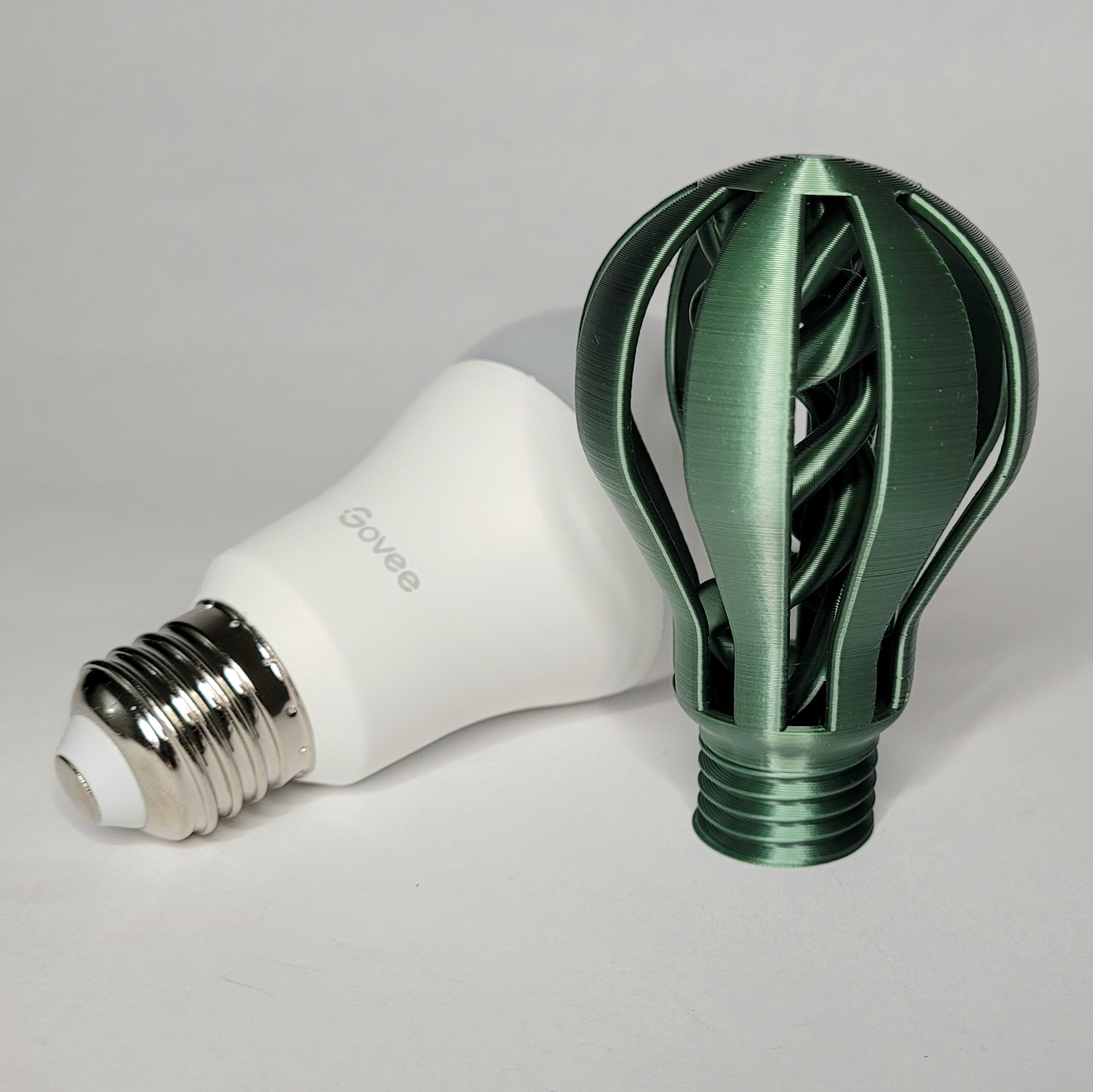 3D Printable Light Bulb Sculpture 1 by Zac Mann