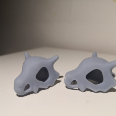 3D Printable Cubone Pokemon Skull Keychain by Sönke Tenckhoff
