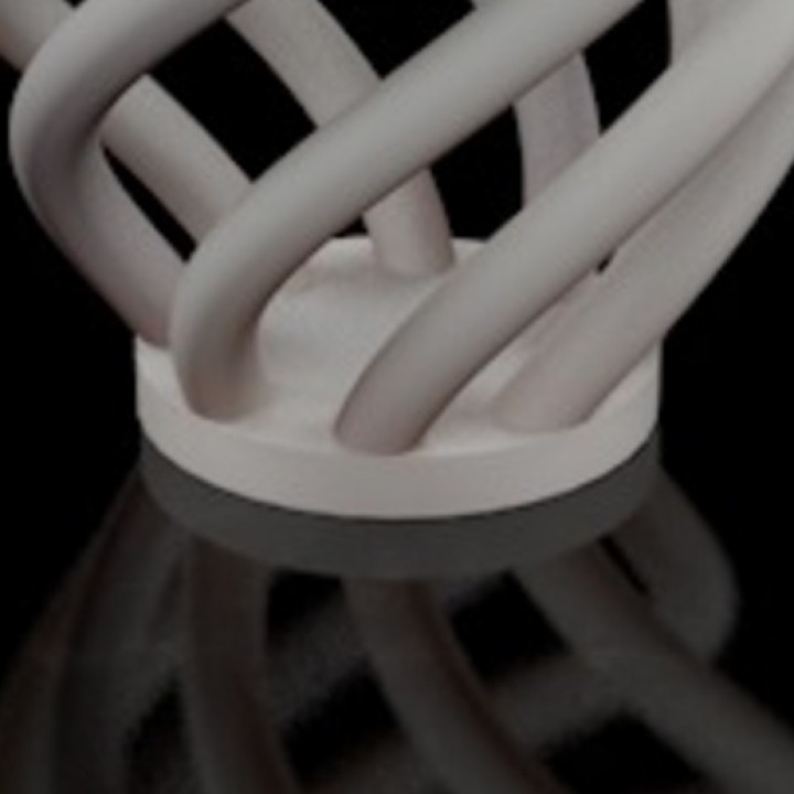 3D Printable Calibration vase - Stringing, overhang and bridging test ...