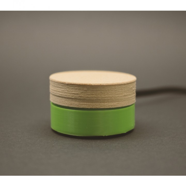 3D Printable USB volume control wheel by Sönke Tenckhoff