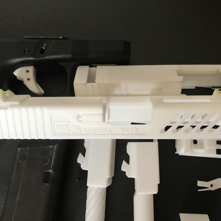 3D Printable Custom parts for Tokyo Marui’s G26 by Takayuki Kawakami