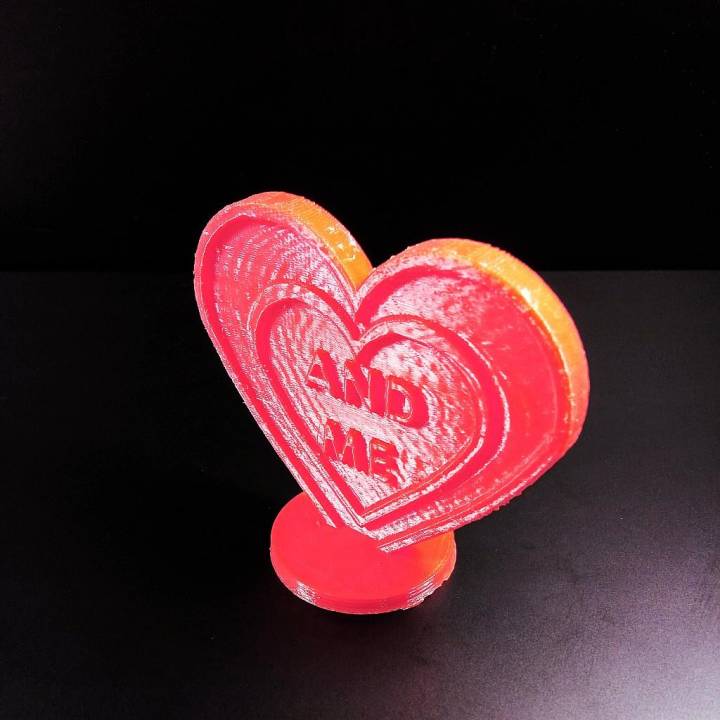 3D Printable heart simple gift to print by Giannis Letsos