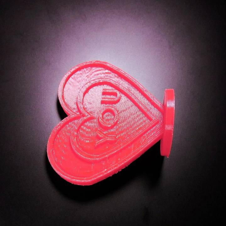 3D Printable heart simple gift to print by Giannis Letsos