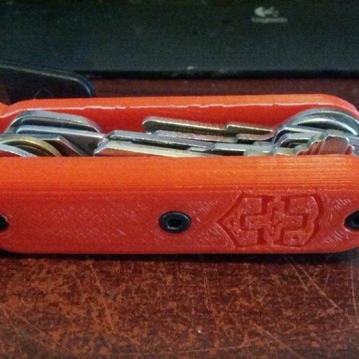 3D Printable Swiss Army Knife Key by ShaoHua.Liu