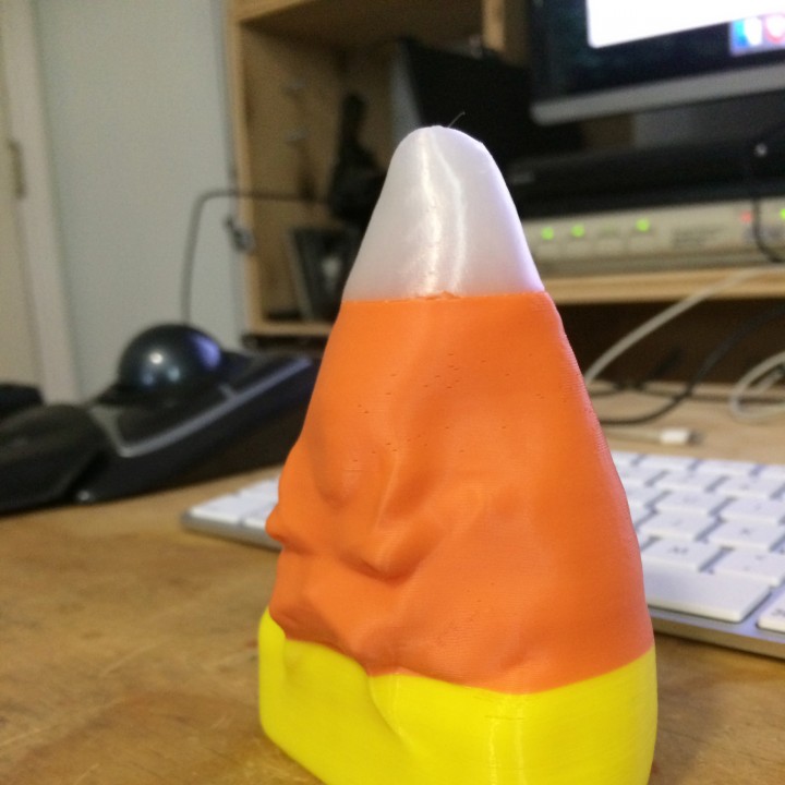 3D Printable Angry Candy Corn by thom lamourine
