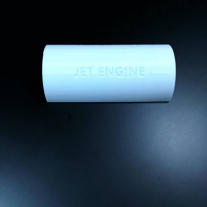3D Printable Jet Engine cutout cover by Josiah Siebring