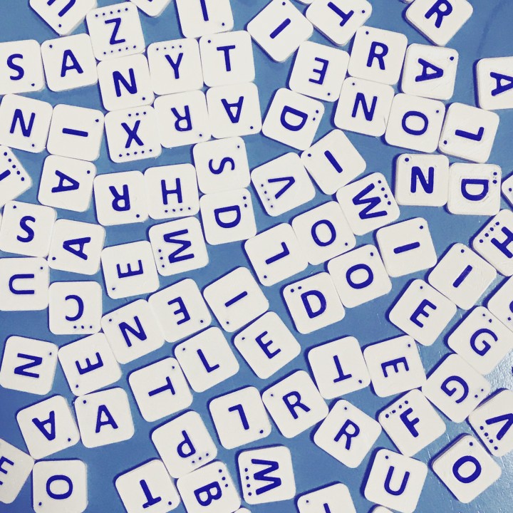 3D Printable Scrabble Tiles by sparkroom