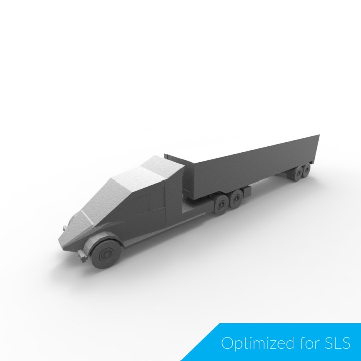 3D Printable TRI big rig by Josiah Siebring