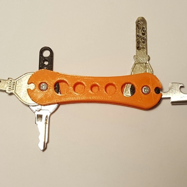 3D Printable Easy keychain by Kevin Thomas