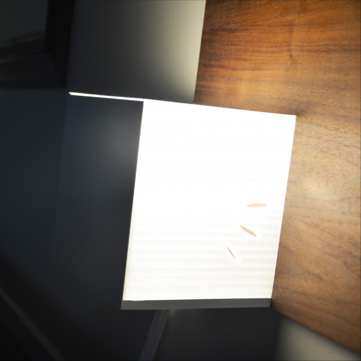 3D Printable Modern Wall Lamps | 3D Printing Build by Duncan Smith