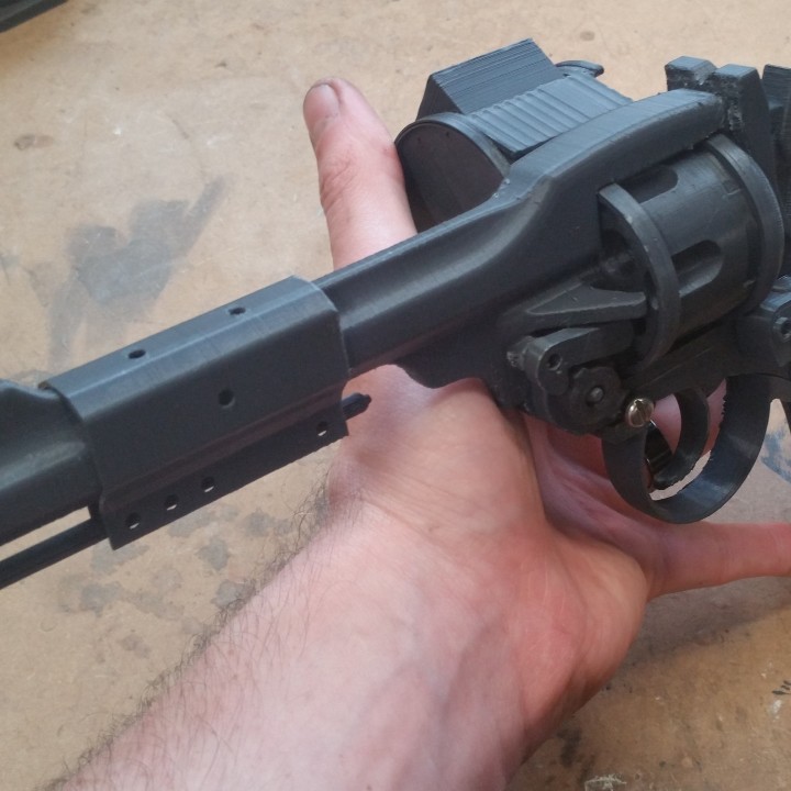 3D Printable Bioshock Pistol by Daniel Lilygreen