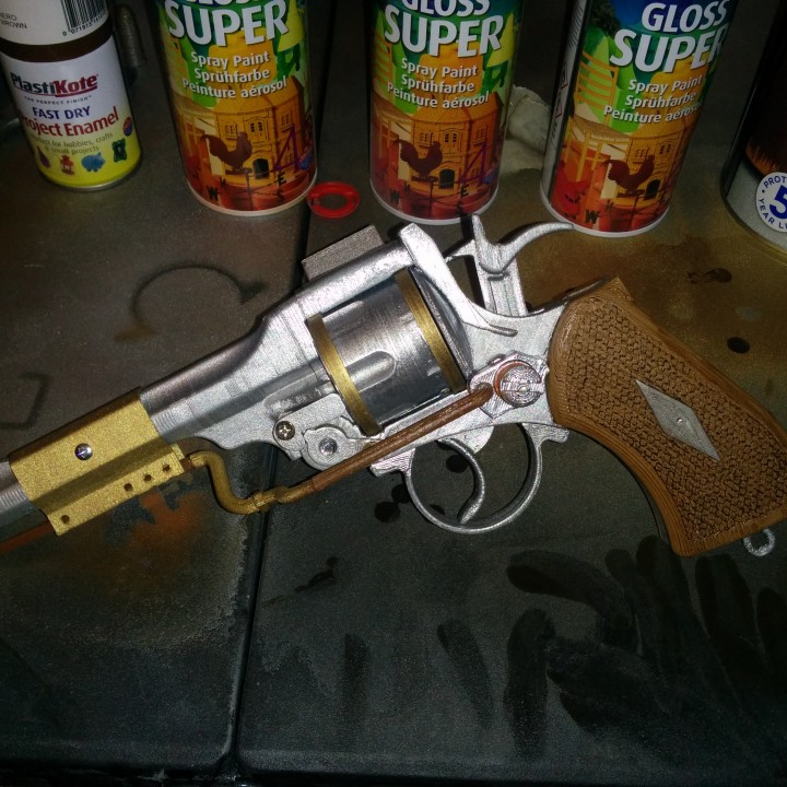 3D Print of Bioshock Pistol by scotthannigan861103