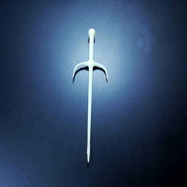 3D Printable Karate Sai by Haskell mackowski