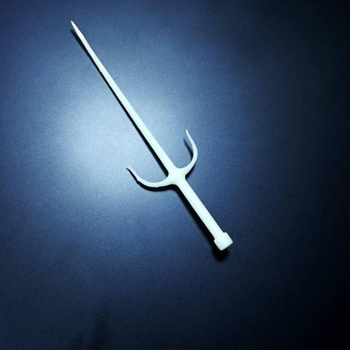 3D Printable Karate Sai by Haskell mackowski