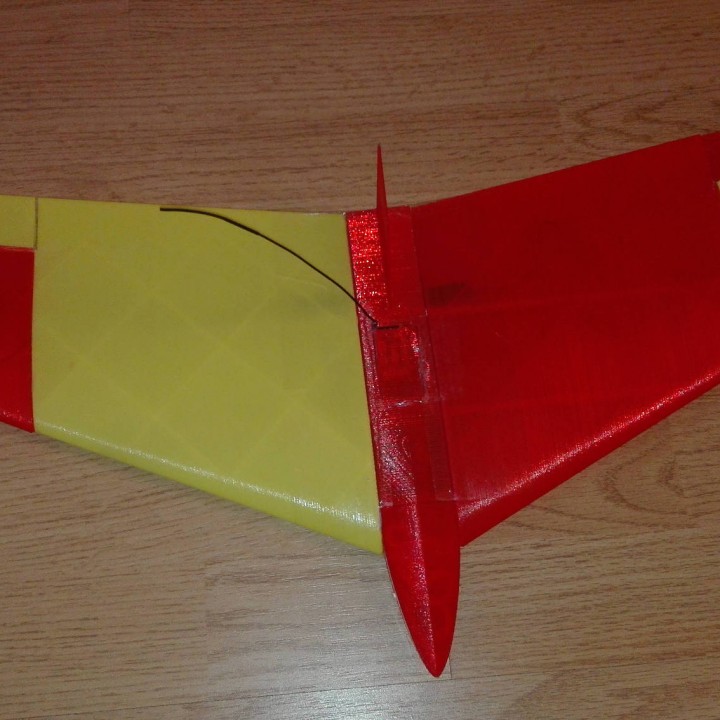3D Printable SPEEDY - a 3d-printable RC-flying-wing by Hartmut Wagener
