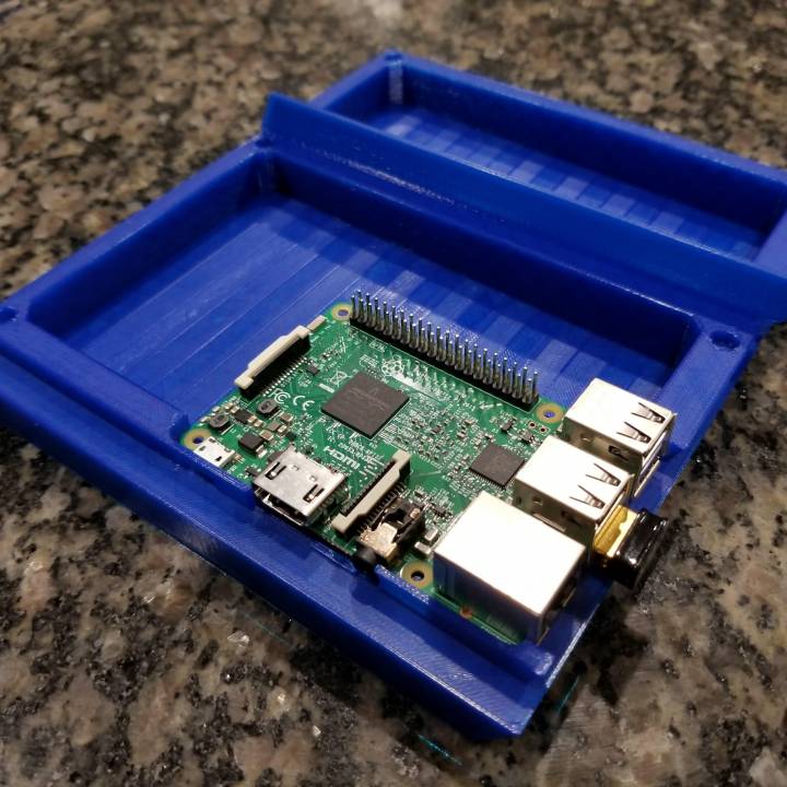 3D Printable PS4 Raspberry Pi case by Jeff Brown