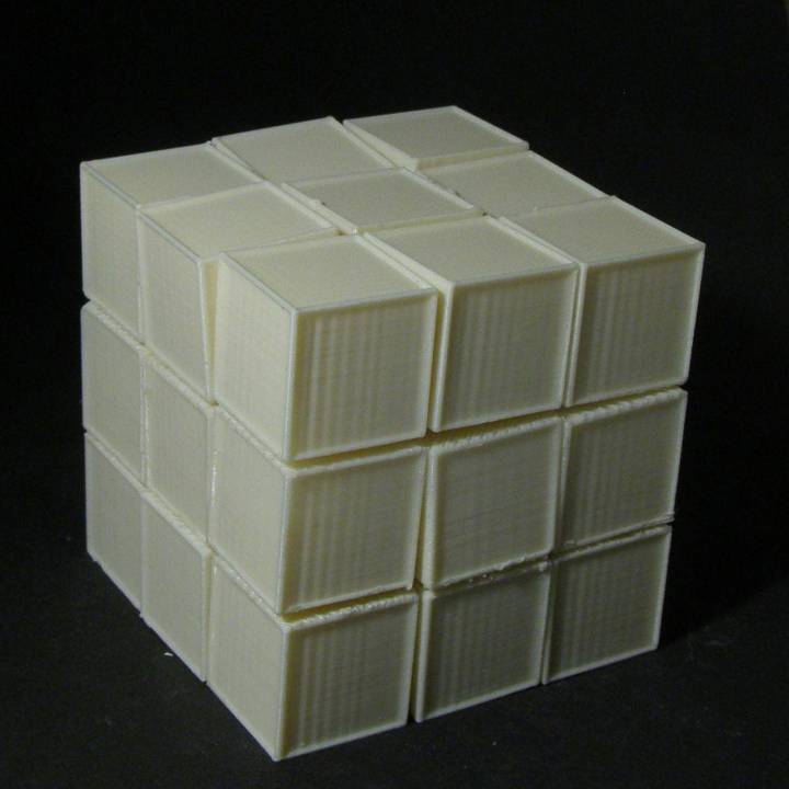 3D Printable Rubix Cube by Samuel Mathias
