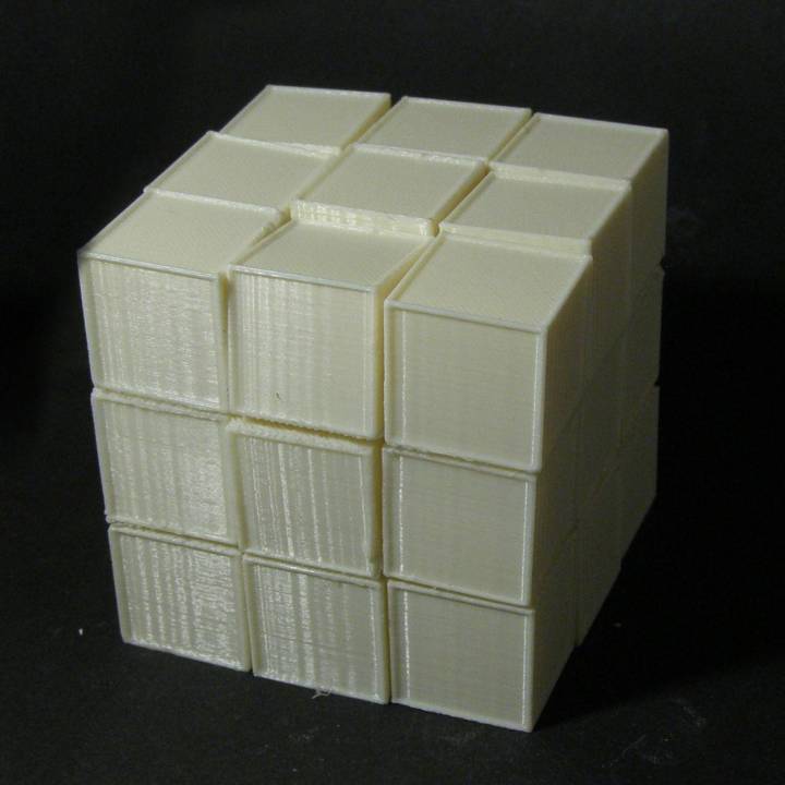 3D Printable Rubix Cube by Samuel Mathias