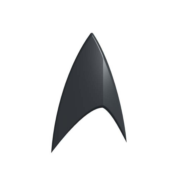 3D Printable Star Trek Discovery Black Badge by Michal Fanta
