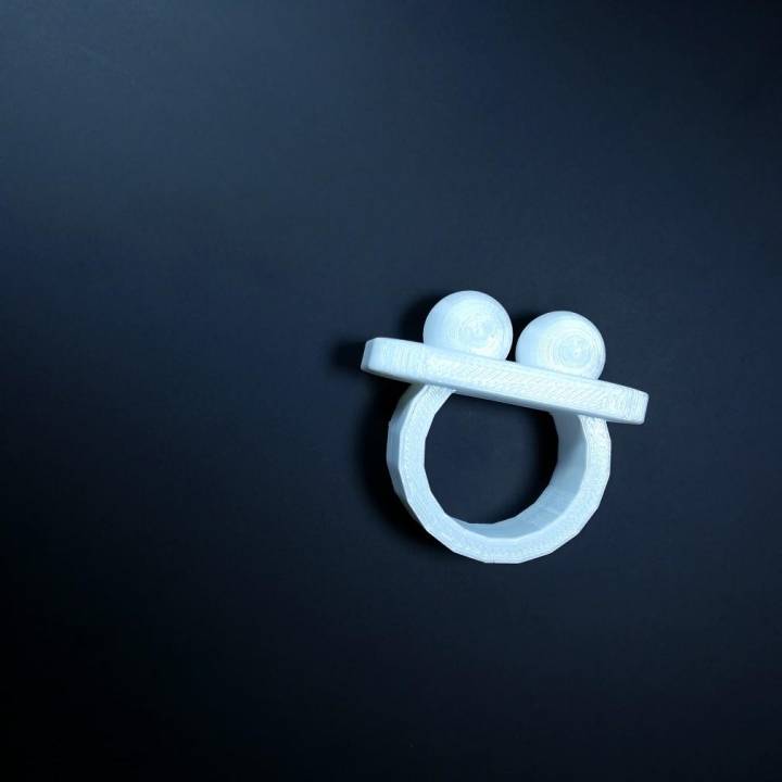 3D Printable Ball ring by Billy bob bogus
