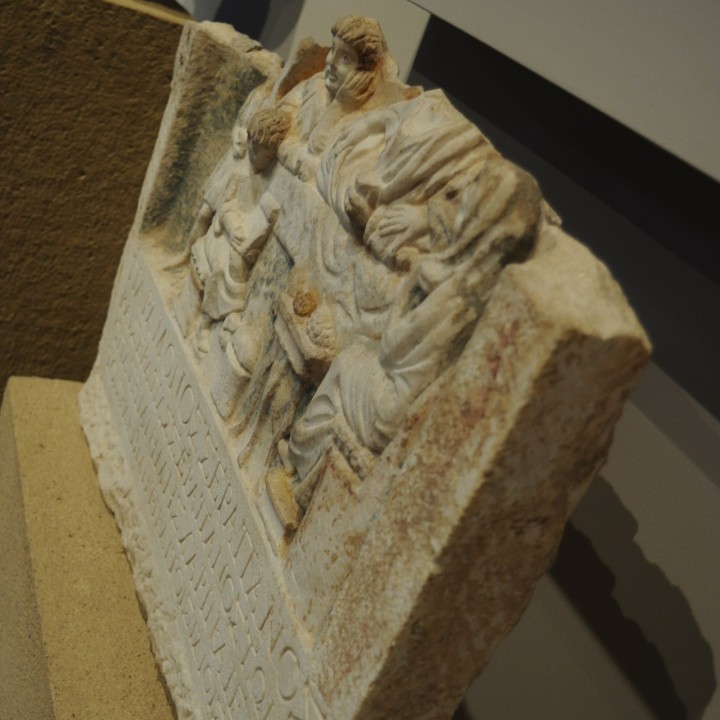 3D Printable Funerary relief by Scan The World