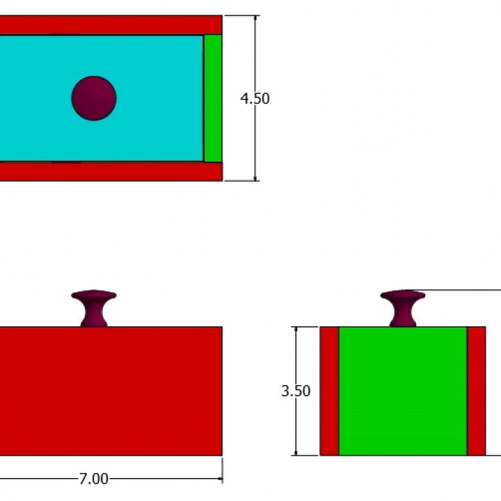 3D Printable Nail Puzzle Box by Mark Ingle