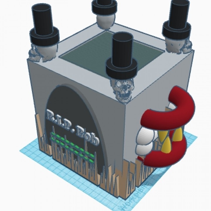 3D Printable Super Scary Candy Box by Joseph Gascho