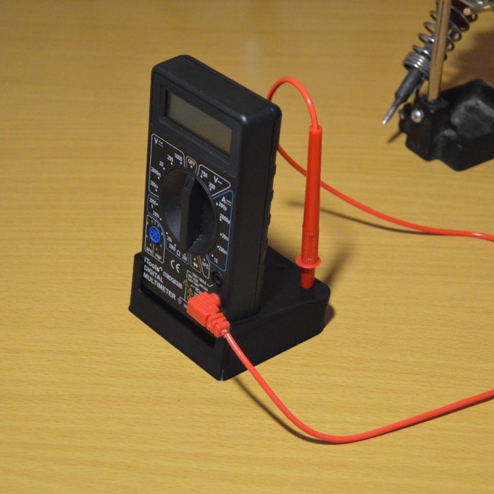 3D Printable Multimeter Stand (DT830B) by TOPE designs