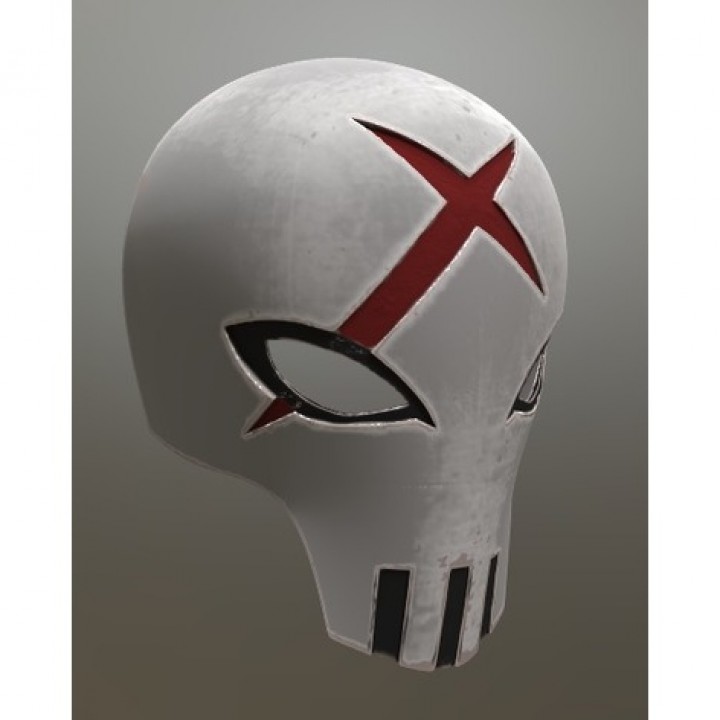 3D Printable Red X Mask Teen Titans by PETER SNYDER