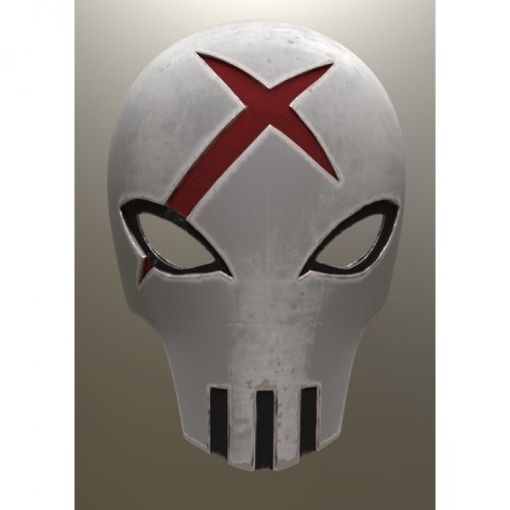 3D Printable Red X Mask Teen Titans by PETER SNYDER