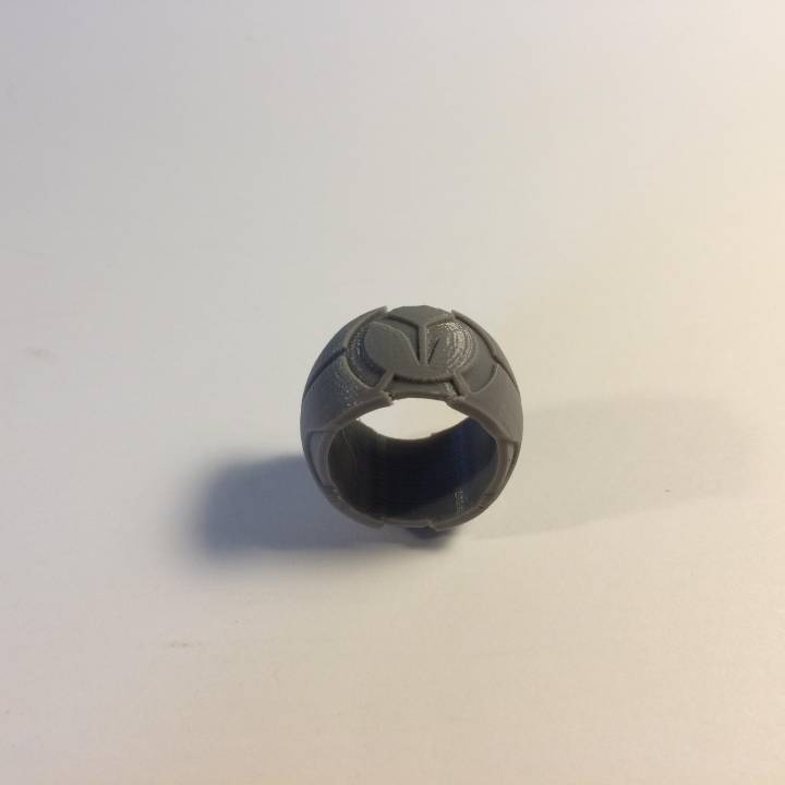 3D Printable Overwatch Ring by Zeke Asakura