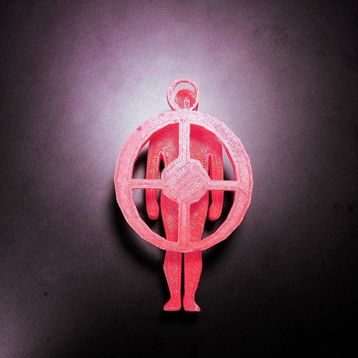 3D Printable human death key chain by Billy bob bogus