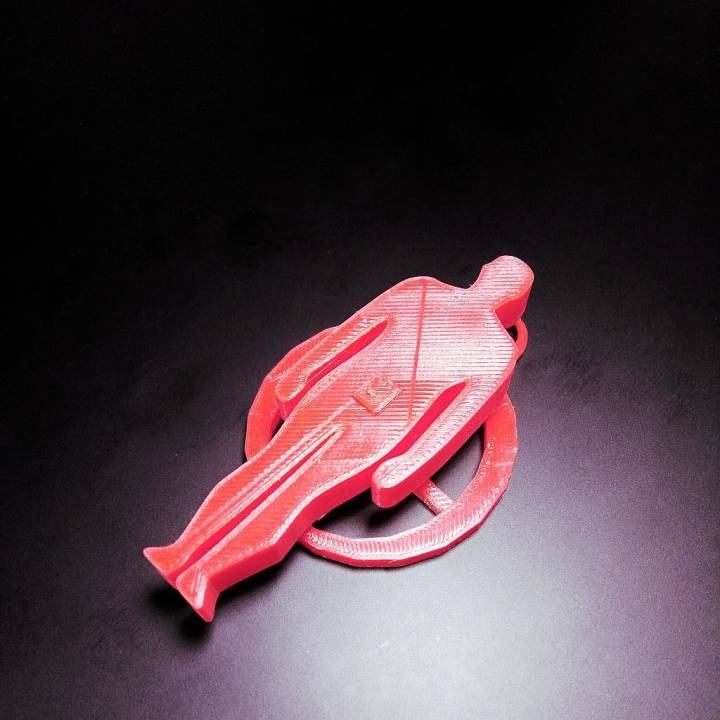 3D Printable human death key chain by Billy bob bogus