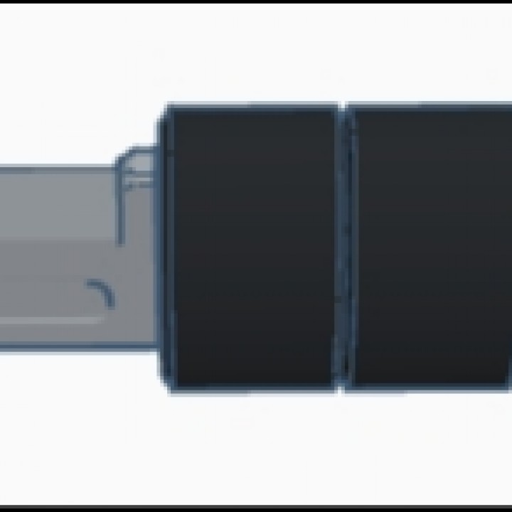 3D Printable Collapsing Knife Prop by Jarred Engelking