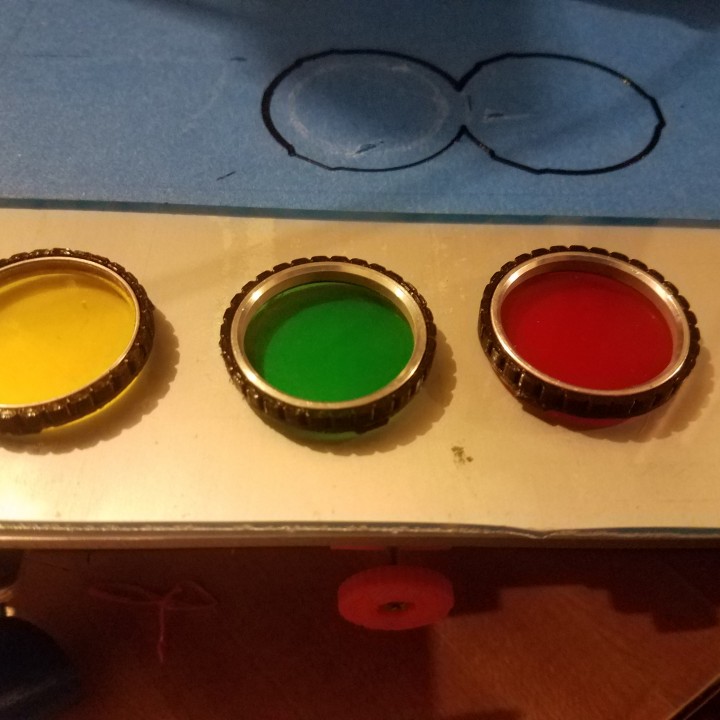 3D Printable Bay 1 to Series V filter adapter by Nick Biederman