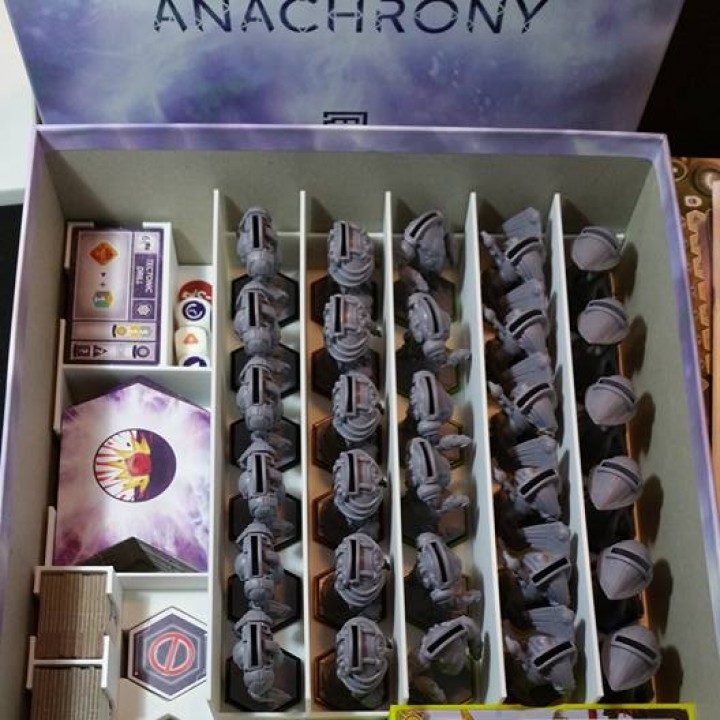 3D Printable Anachrony Insert game Box by Davy ChtiteBarbe