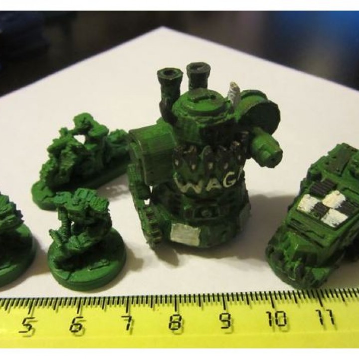 3D Printable Ork Boyz Army by AgentSmith