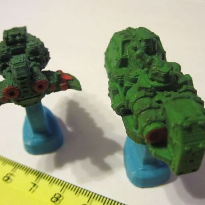 3D Printable Ork Fleet by AgentSmith