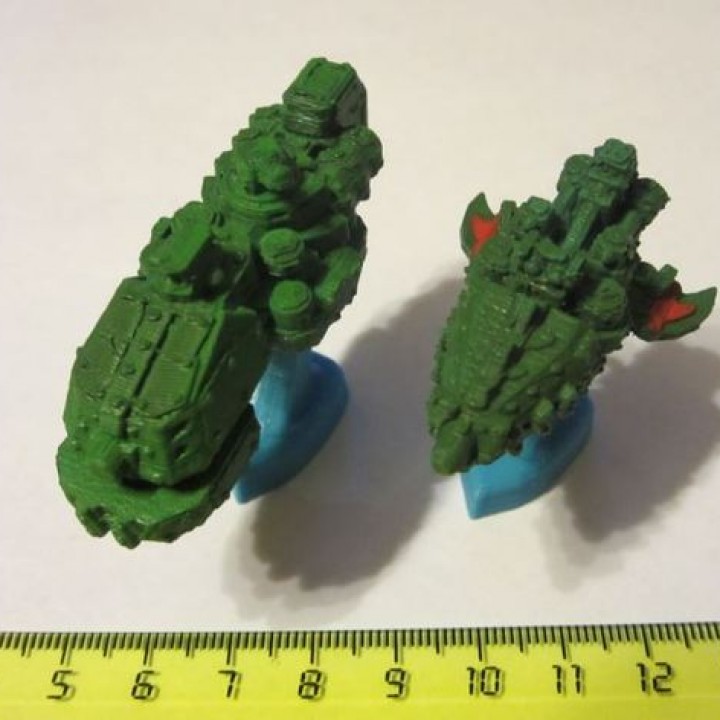 3D Printable Ork Fleet by AgentSmith