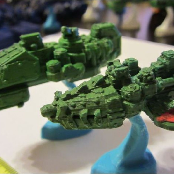 3D Printable Ork Fleet by AgentSmith