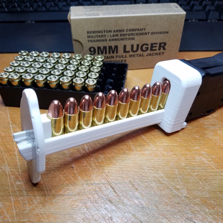 3D Printable SIG MPX speed loader by Joshua Dennis