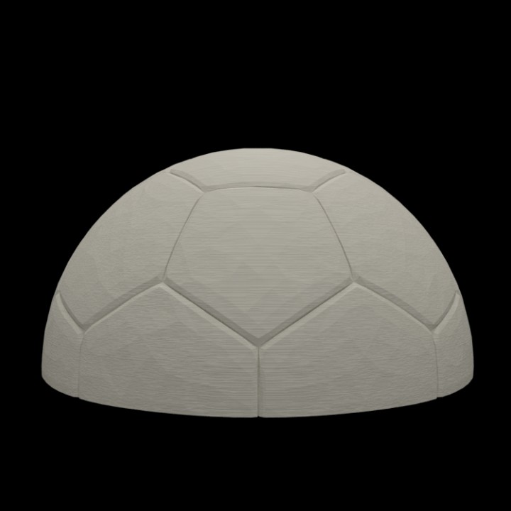 3D Printable Half Soccerball by Joseph Villacorte