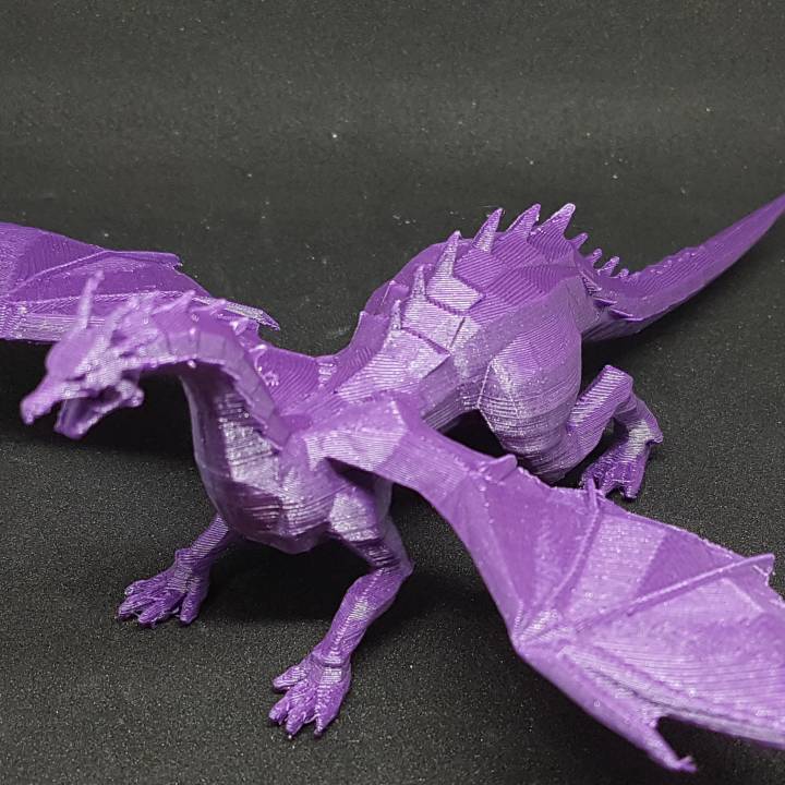 3D Printable dragon by joseph lee hilton