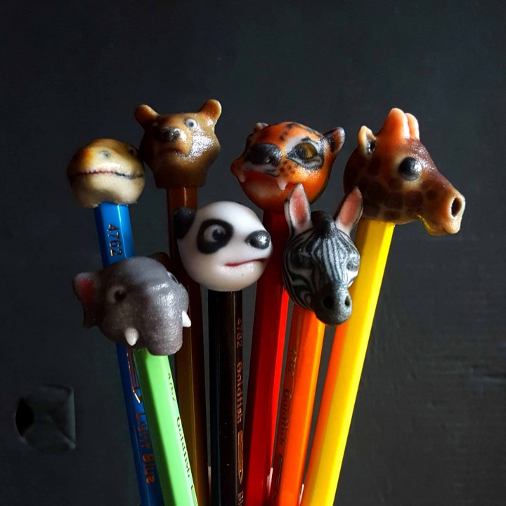 3D Printable Pencil Heads by Bilal Majeed Khan