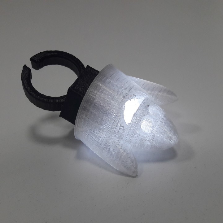 3D Printable Halloween Ghost Ring by Paqui Martinez Duran