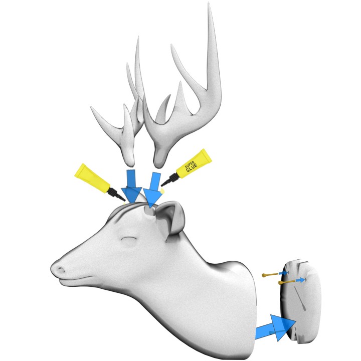 3D Printable Deer by Gunnar Fossum
