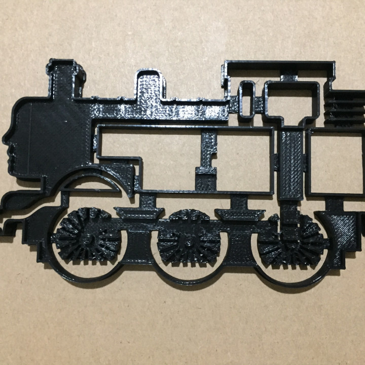 3D Print of Detailed Thomas the Tank Engine Cookie Cutter by Angel Spy