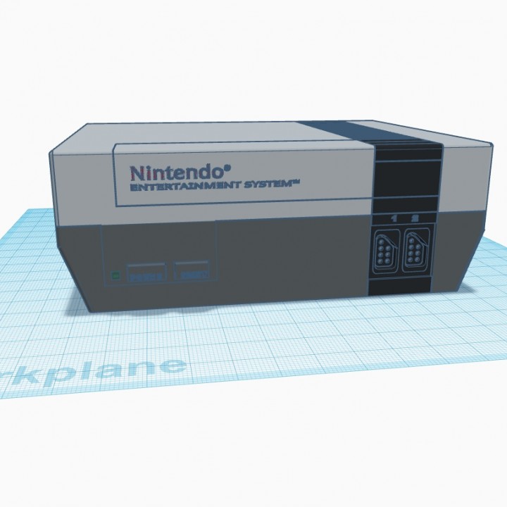 3D Printable NES Model by Monkey Geek