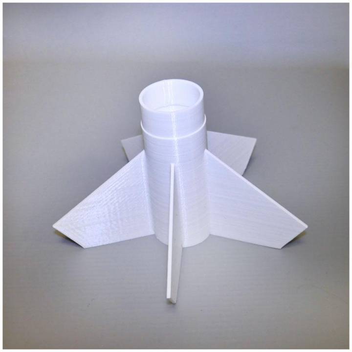3D Printable Model Rocket Fins by Blayne Kreft
