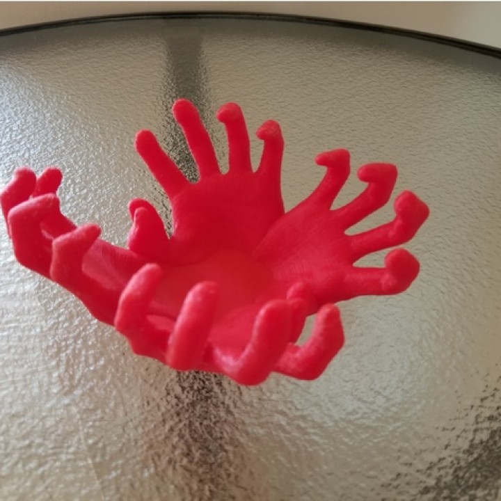 3D Printable Bowl of Hands by Jeff Alford
